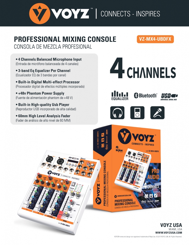 VOYZ™ - VZ-MX4-UBDFX